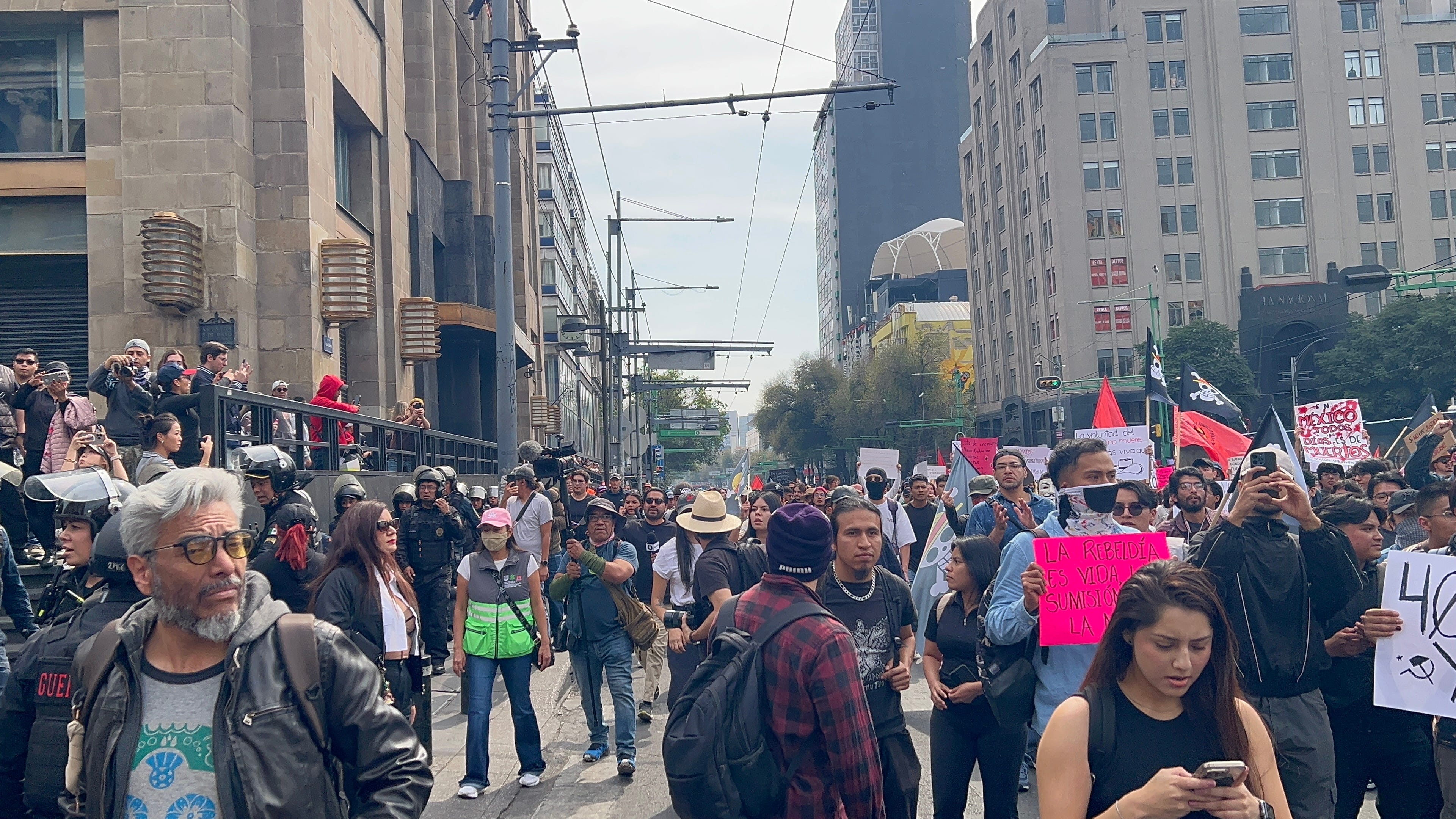 Gen Z Mexican Protestors to Trump: Keep Your Troops Out
