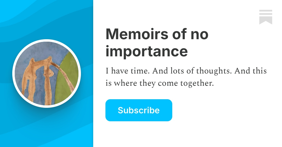 Memoirs of no importance | Gabriella Desir | Substack