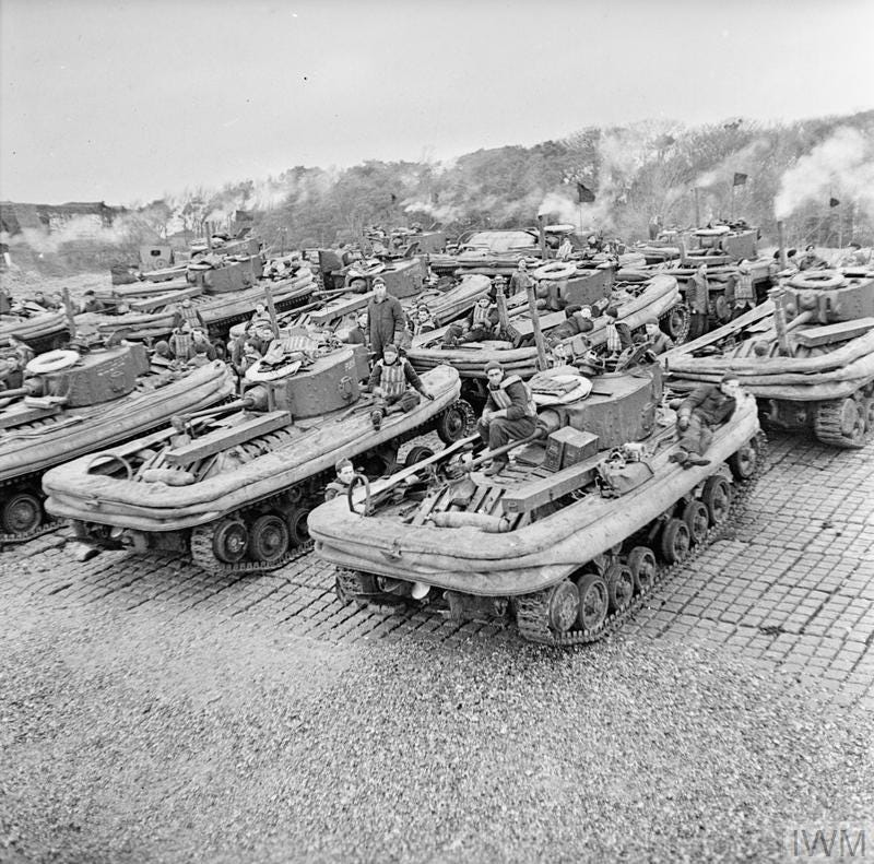D-Day's Amphibious Warriors: The Duplex Drive Sherman Tanks