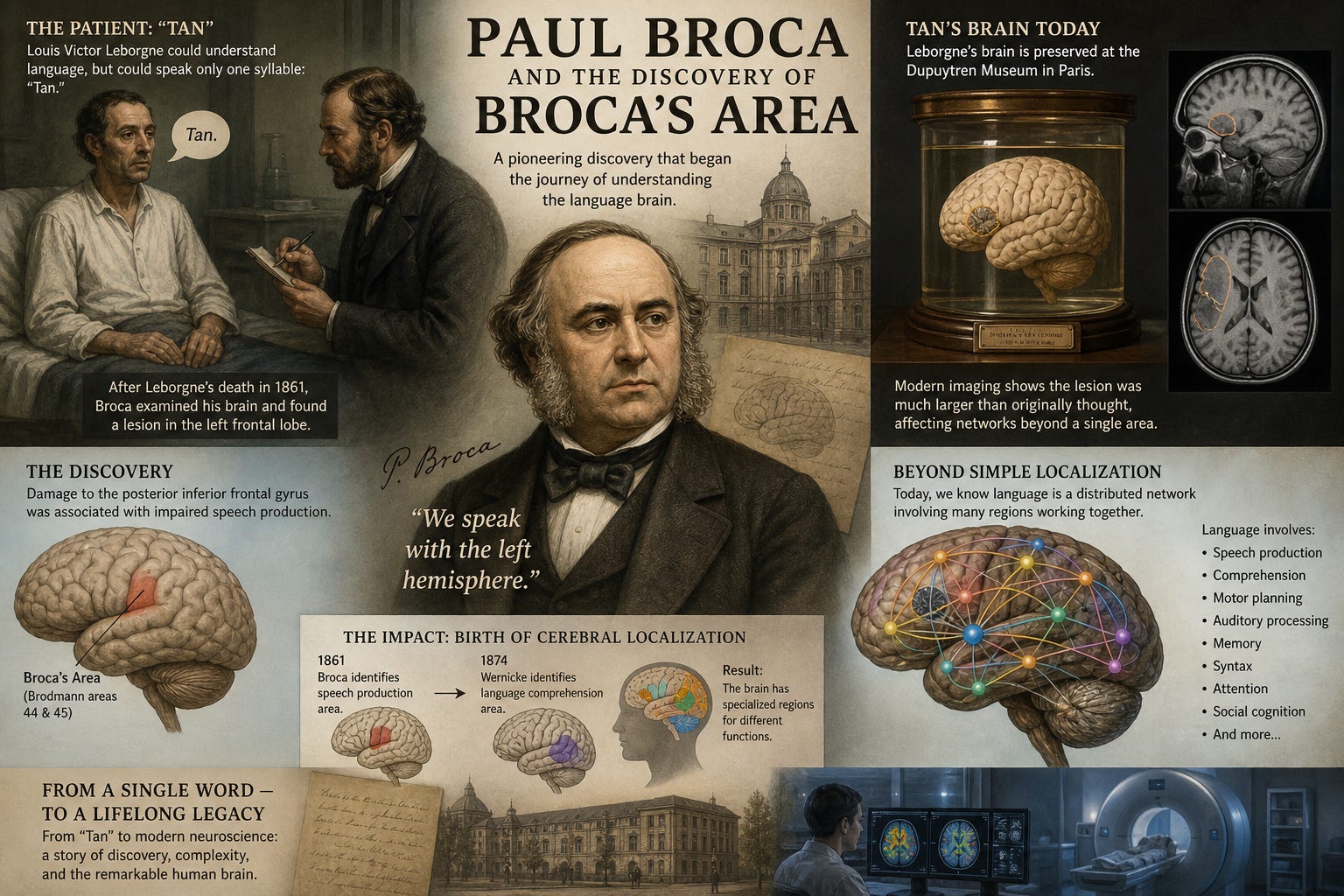 Paul Broca, the Neurology of Speech, and the Birth of Brain Localization