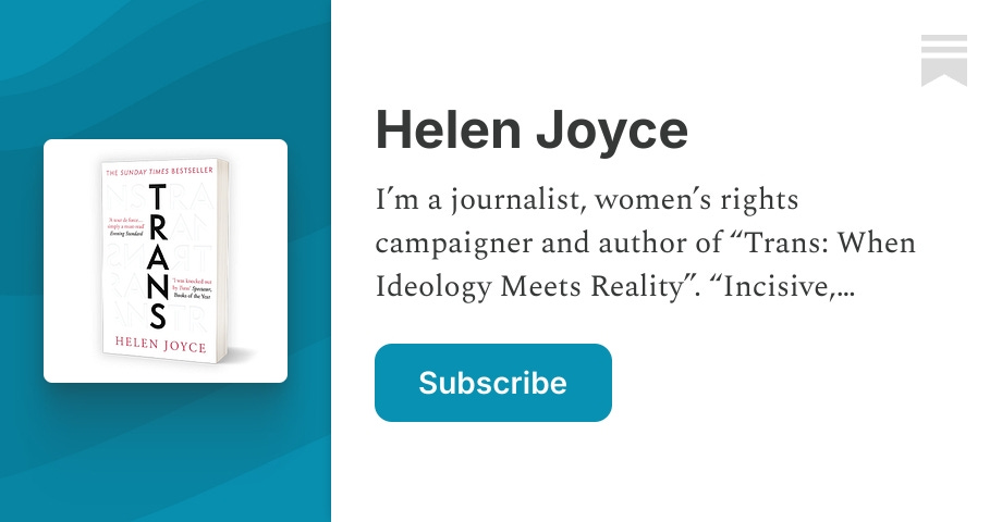 Helen Joyce | Substack