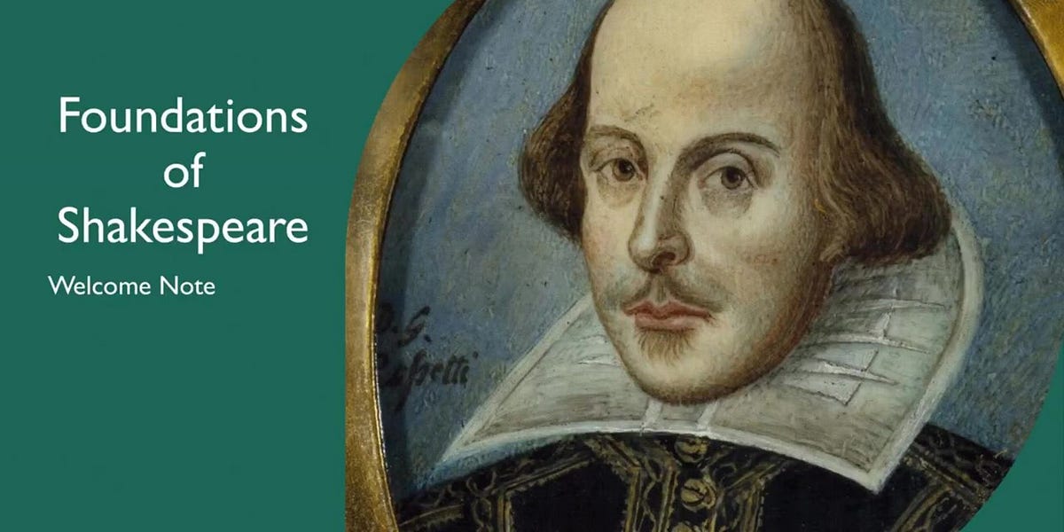 Foundations of Shakespeare OUT NOW! - by Neema Parvini