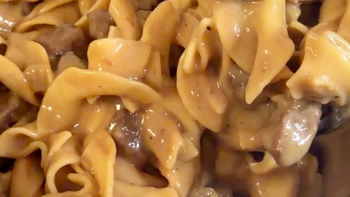 Instant Pot Beef Stroganoff - Kira | Sugar Coat It