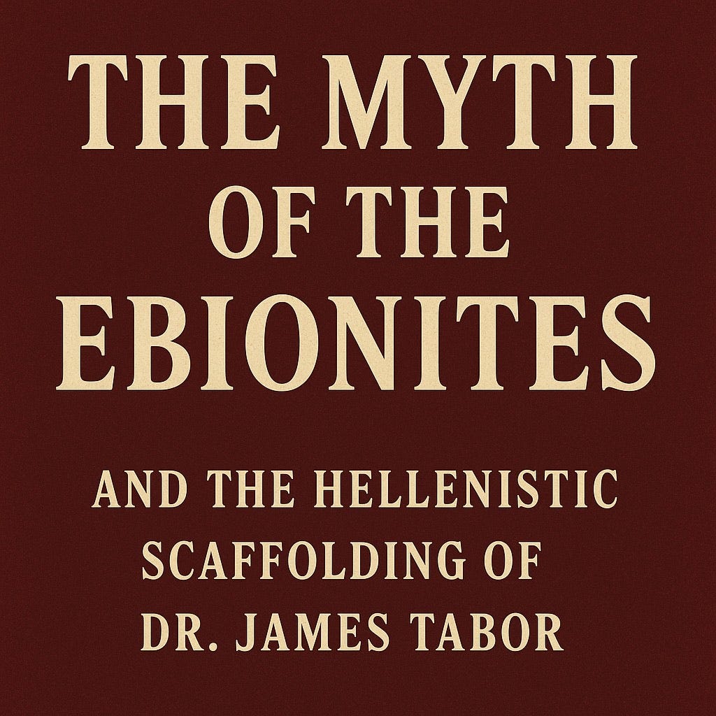 The Myth of the Ebionites and the Hellenistic Scaffolding of Dr. James ...