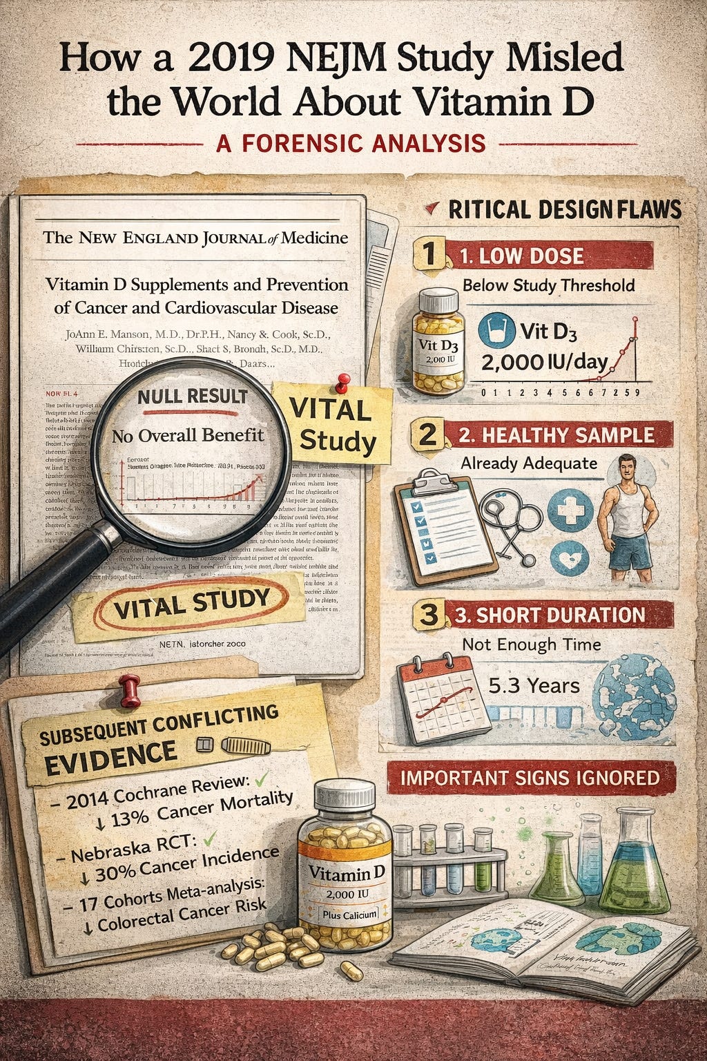 How a 2019 NEJM Study Misled the World on Vitamin D ⋆ Brownstone ...