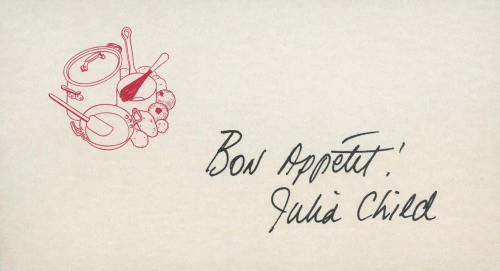 Julia Child's Kitchen Notes - by Jillian Hess - Noted