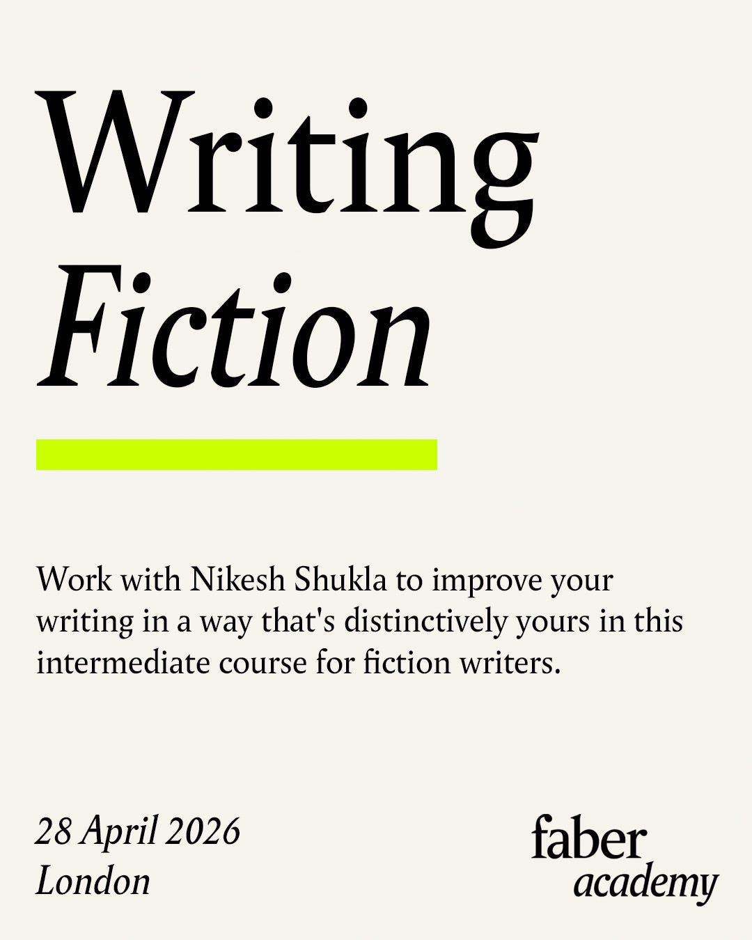 Work On Creative Writing