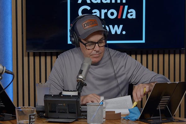 Adam Carolla Show | The Adam Carolla Show | Substack