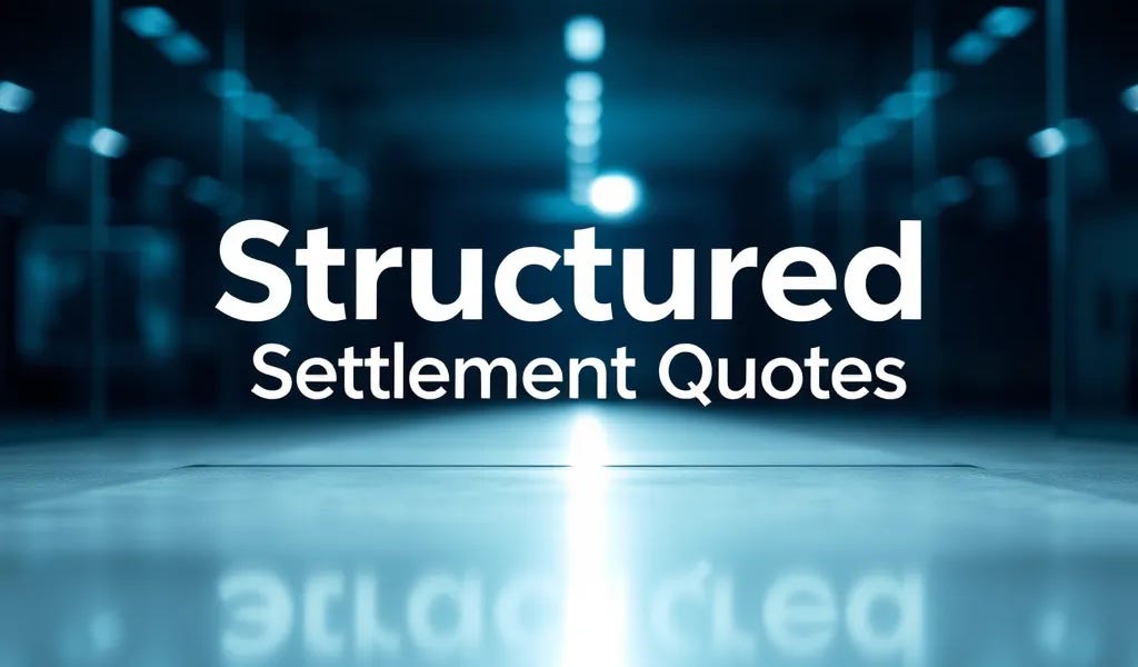 Structured Settlement Quotes | Guide to Structured Settlement Quotes