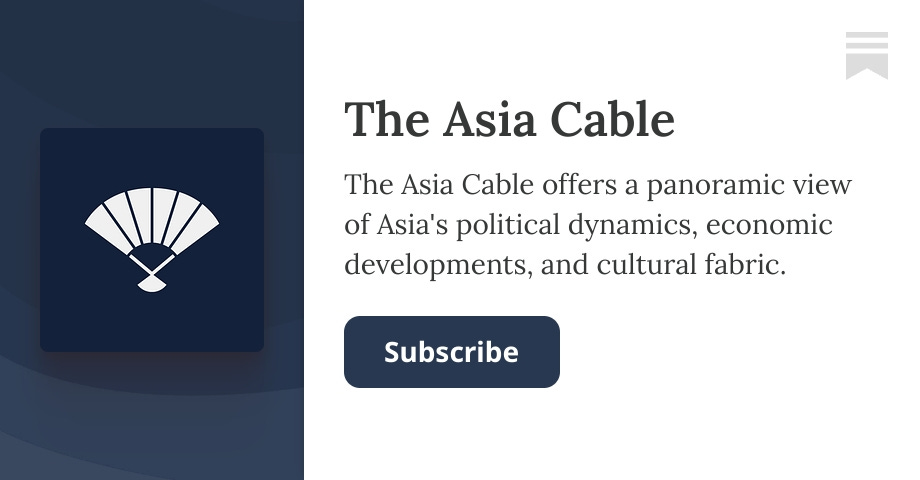 The Asia Cable | Nick Ayrton | Substack