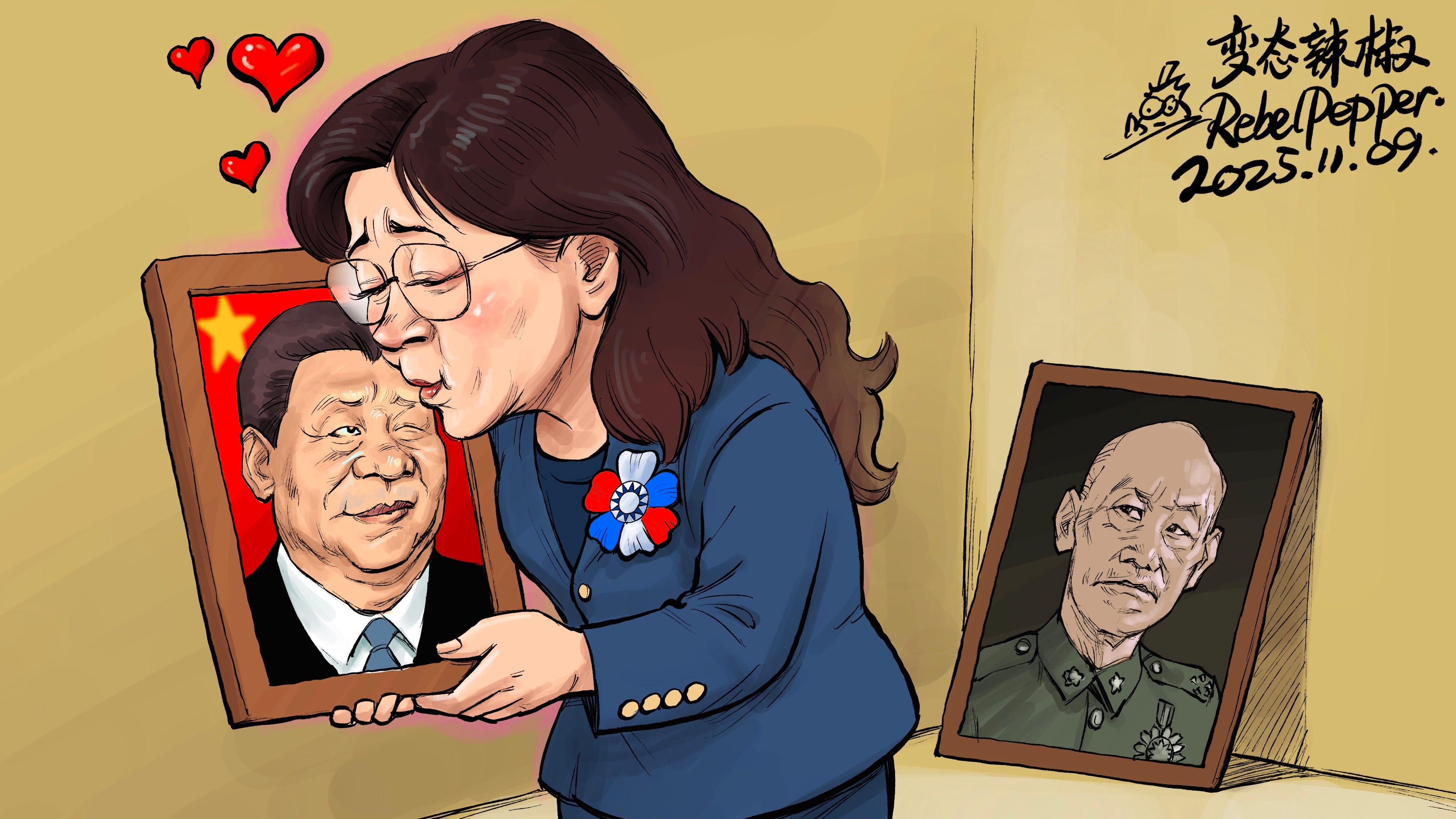 不如直接入党？ - by Rebel Pepper's Cartoons - Rebel’s Substack