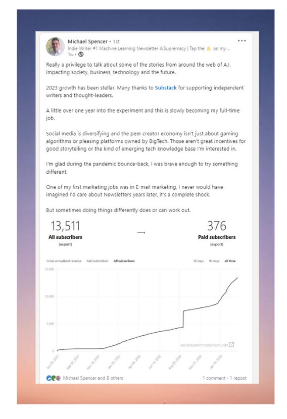 Bringing your LinkedIn followers to Substack