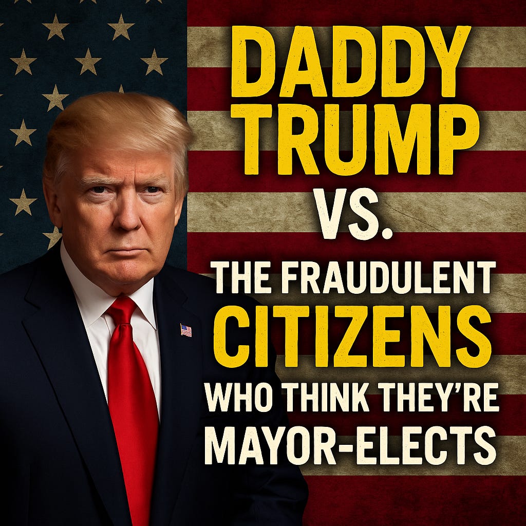 DADDY TRUMP VS. THE FRAUDULENT CITIZEN "MadManDummy" WHO THINKS HE'S A ...