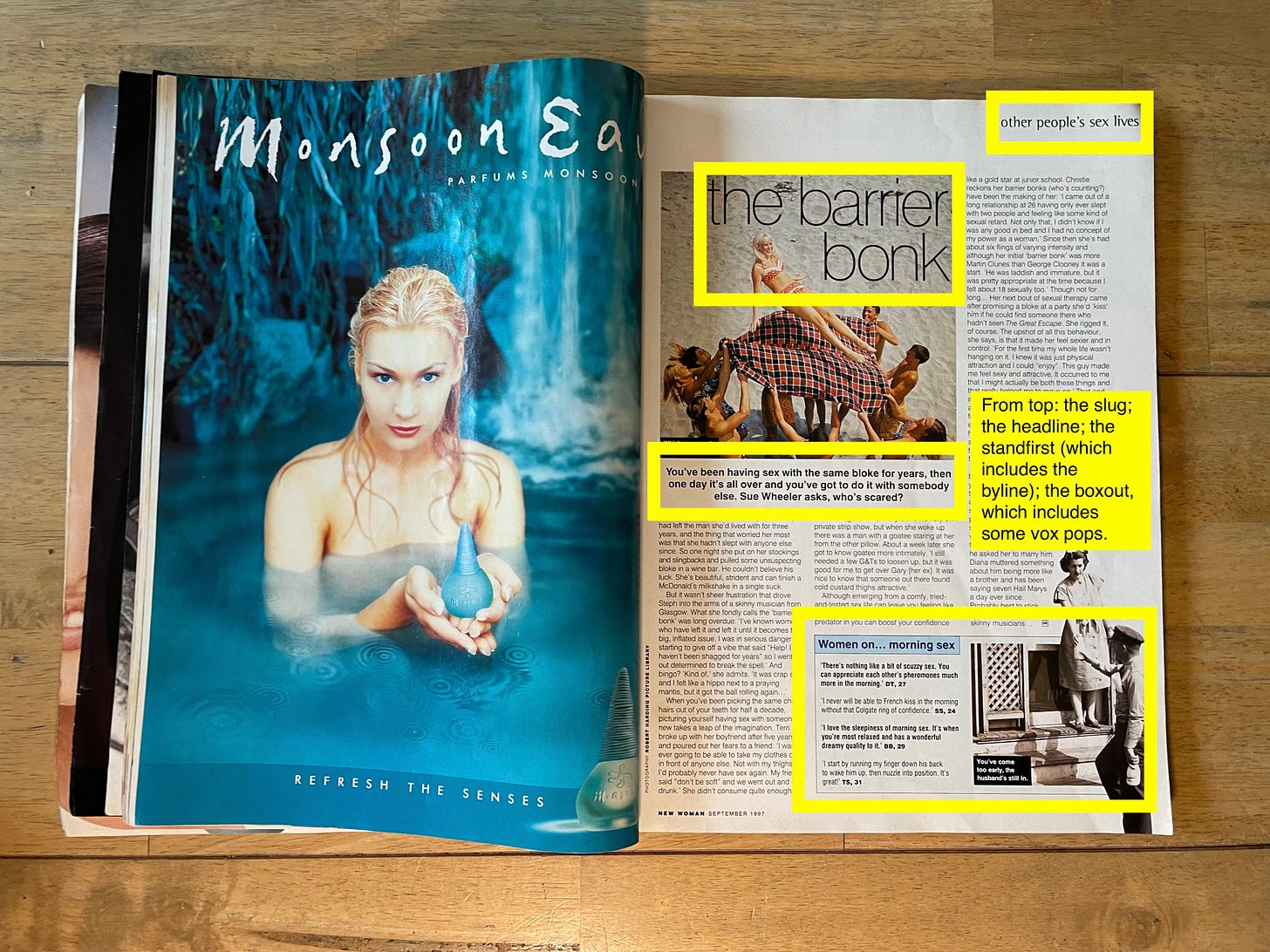 Magazine lingo cheat sheet - by Lucy Douglas - Mag Hags