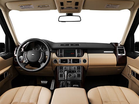 2003 range rover interior