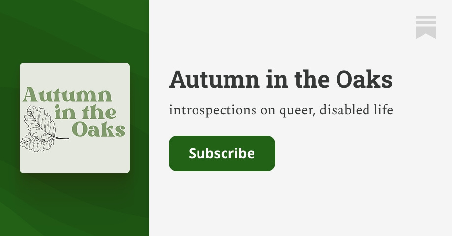 Autumn in the Oaks | Autumn Kohler | Substack