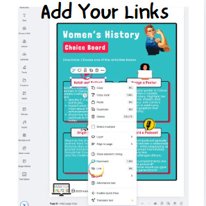 Create Eye-Catching Choice Boards with Canva
