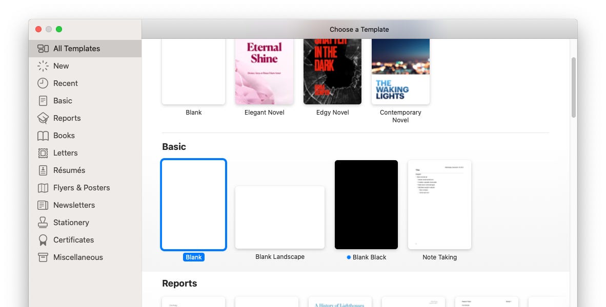 How to create a paperback with Apple Pages
