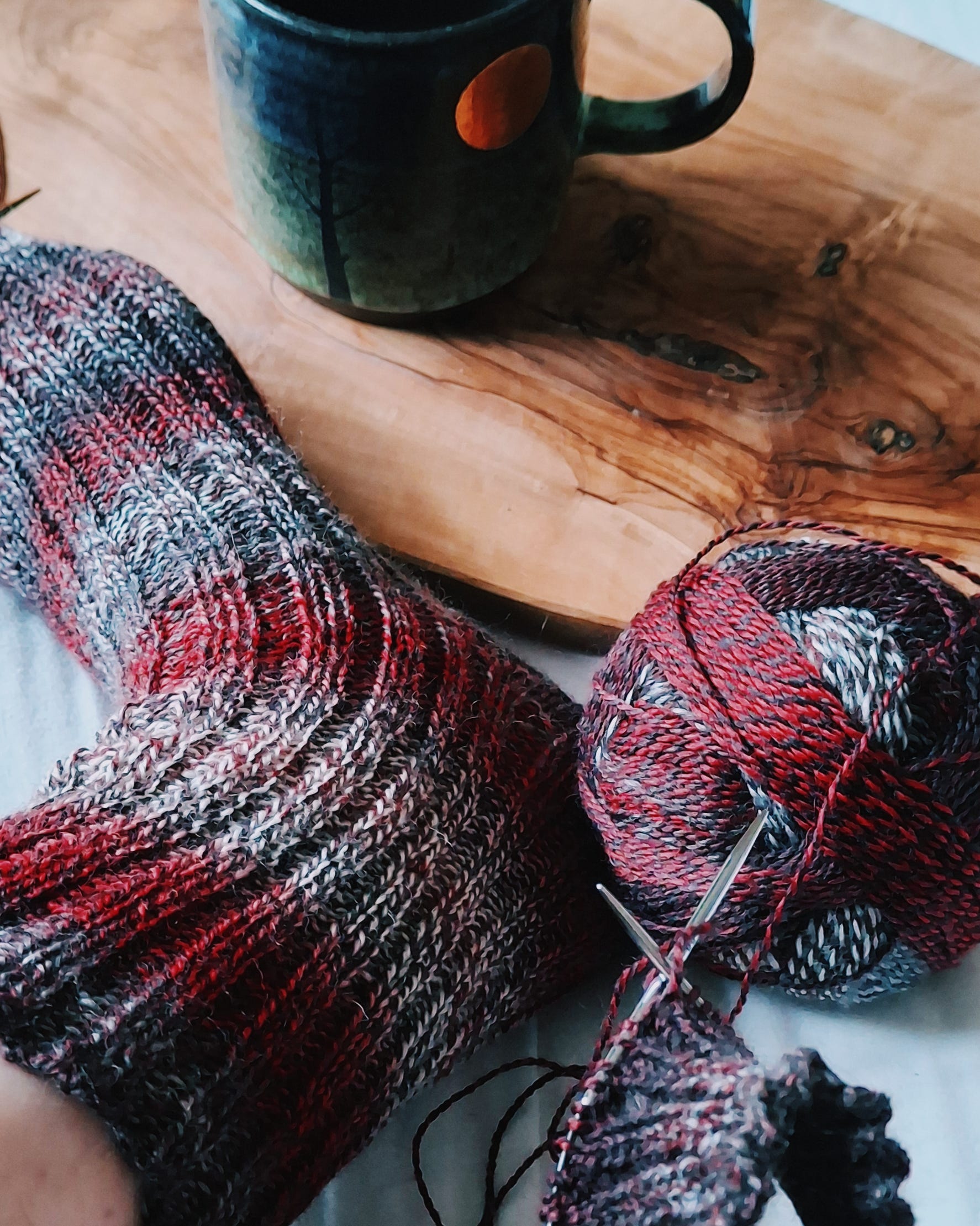 Louise Tilbrook (@louisetilbrook): "One sock down…one to go. I'm trying ...