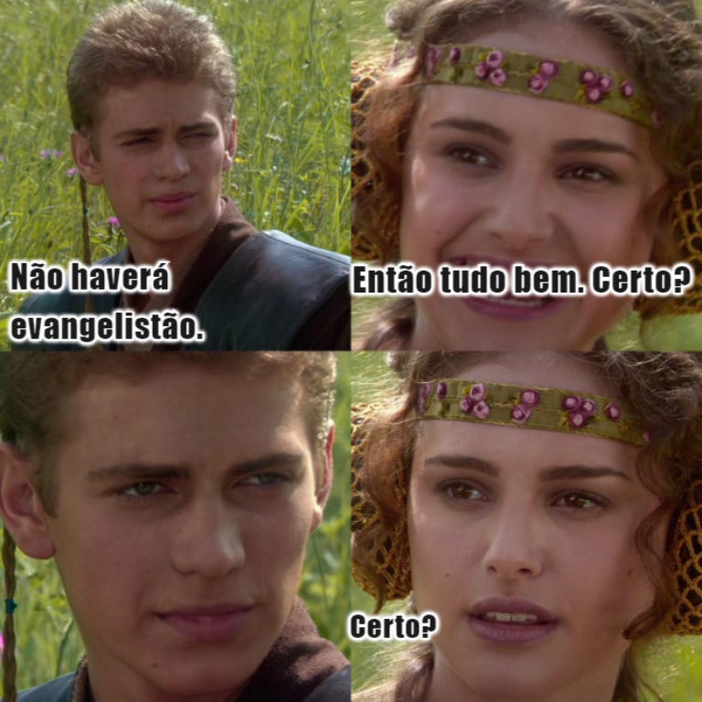 O mito do Evangelistão precisa morrer - by Caio Almendra