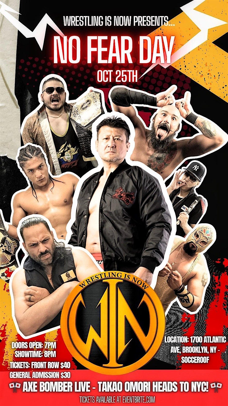 Takao Omori’s Final Match Headlines WIN's No Fear Day in Brooklyn