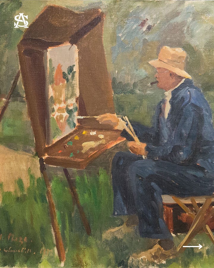 Churchill’s Ideal of an Idle Mind and Painting as a Pastime