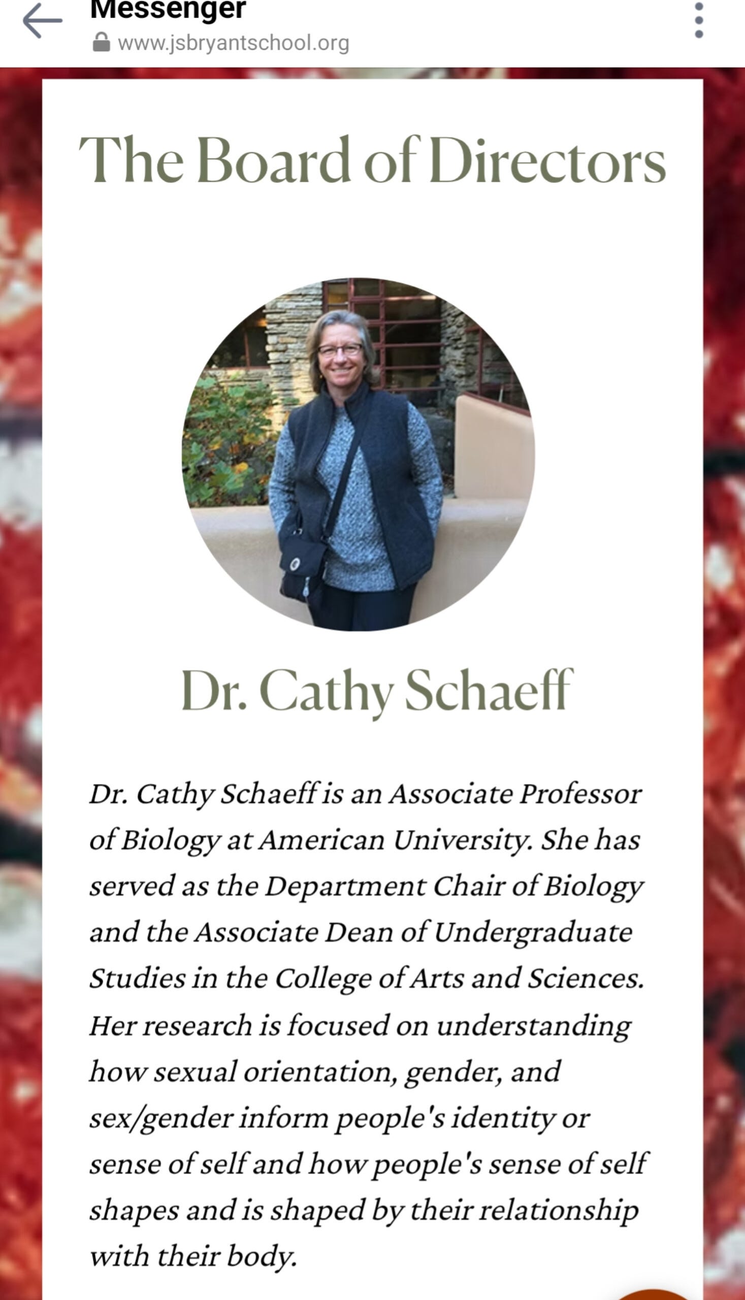 A Closer Look at Dr. Catherine "Cathy" Schaeff, Transhausen's by Proxy ...