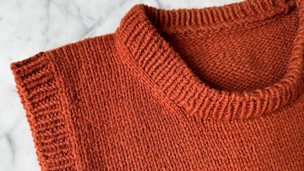 KNITTED: Novice slipover by Petite Knit - Time to Sew