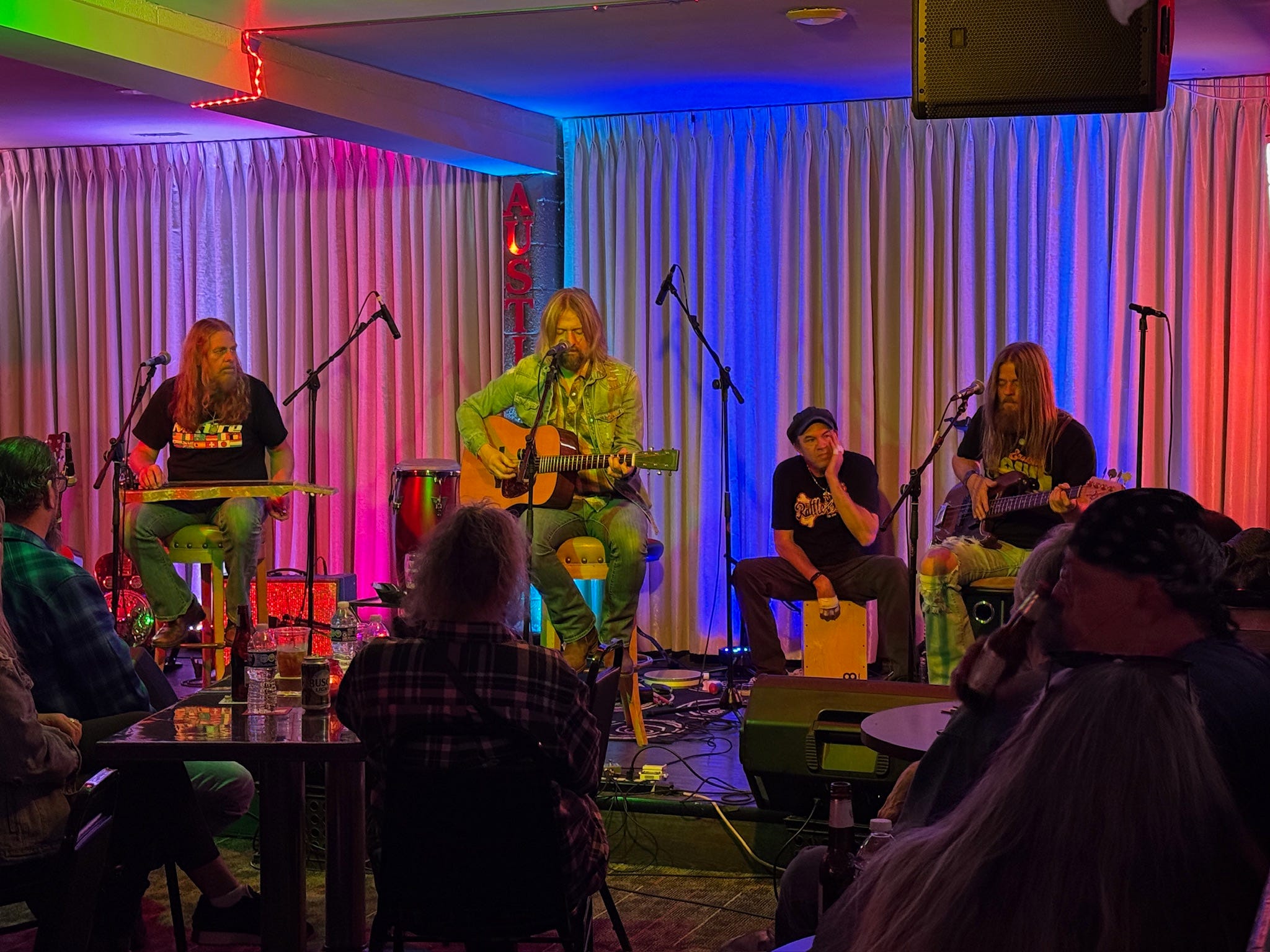 Steepwater Band trades electric power for acoustic magic at Austin ...