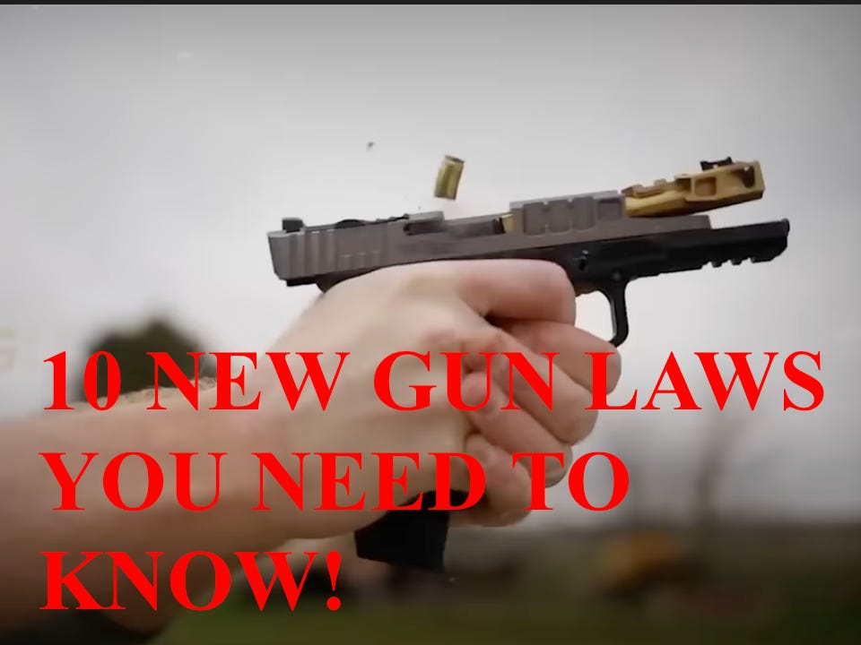 10 NEW GUN LAWS YOU NEED TO KNOW! - EARTH SHAKING NEWS