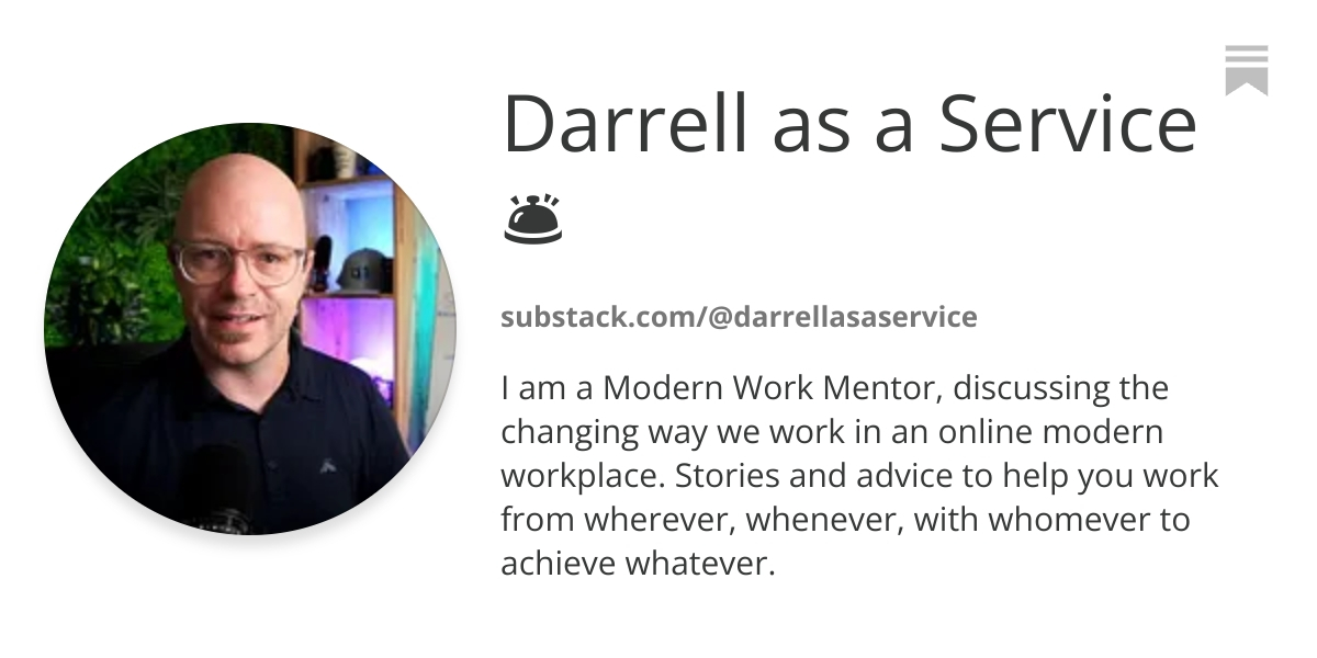 Darrell as a Service 🛎 | Substack