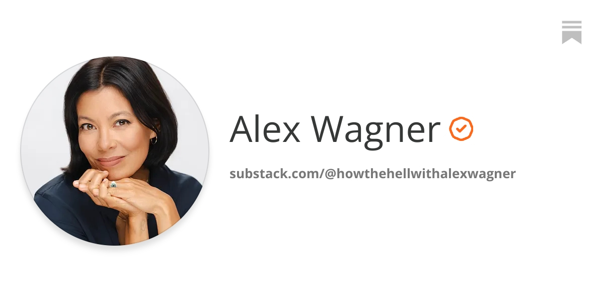 Alex Wagner | Substack
