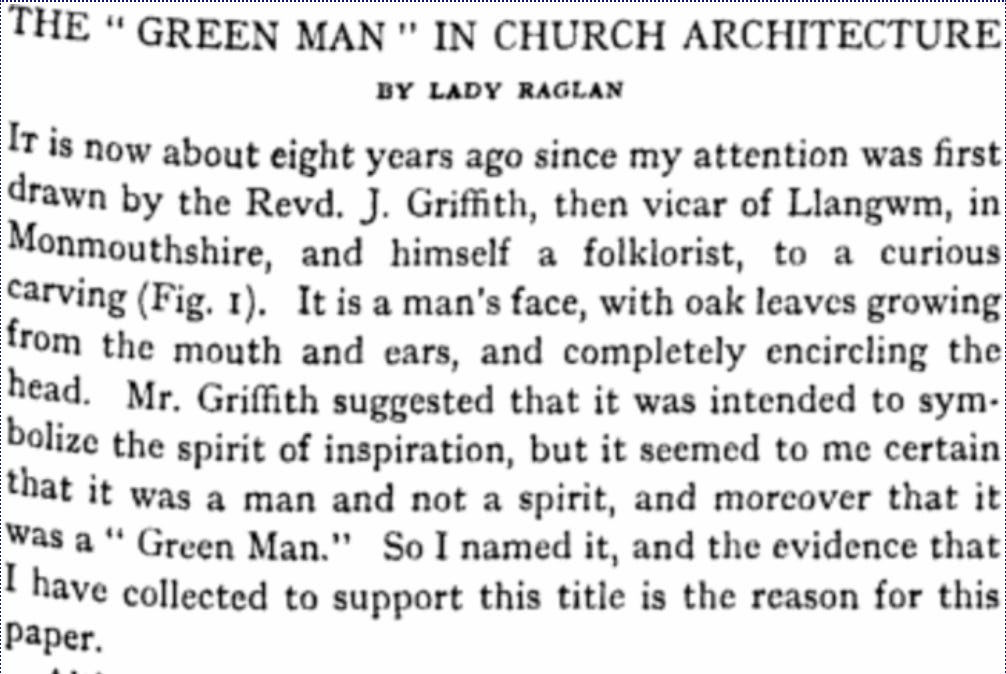 Who is the Green Man? - by Luna Leodrune 🌙
