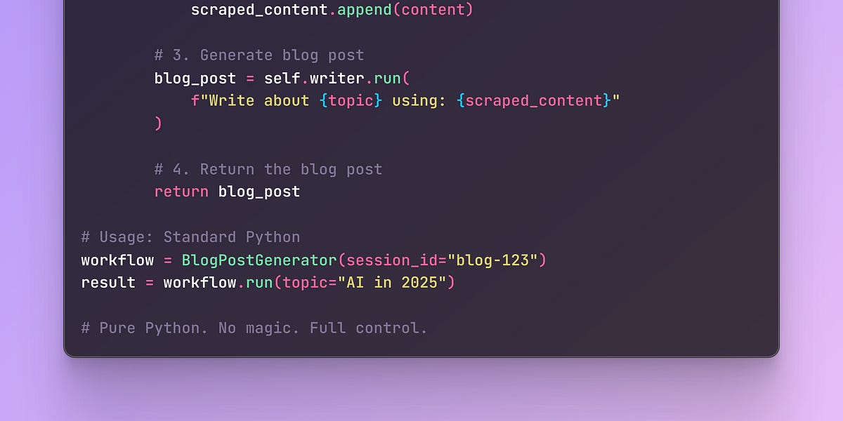 Why Python-First AI Workflows Work - Agno Gets It Right