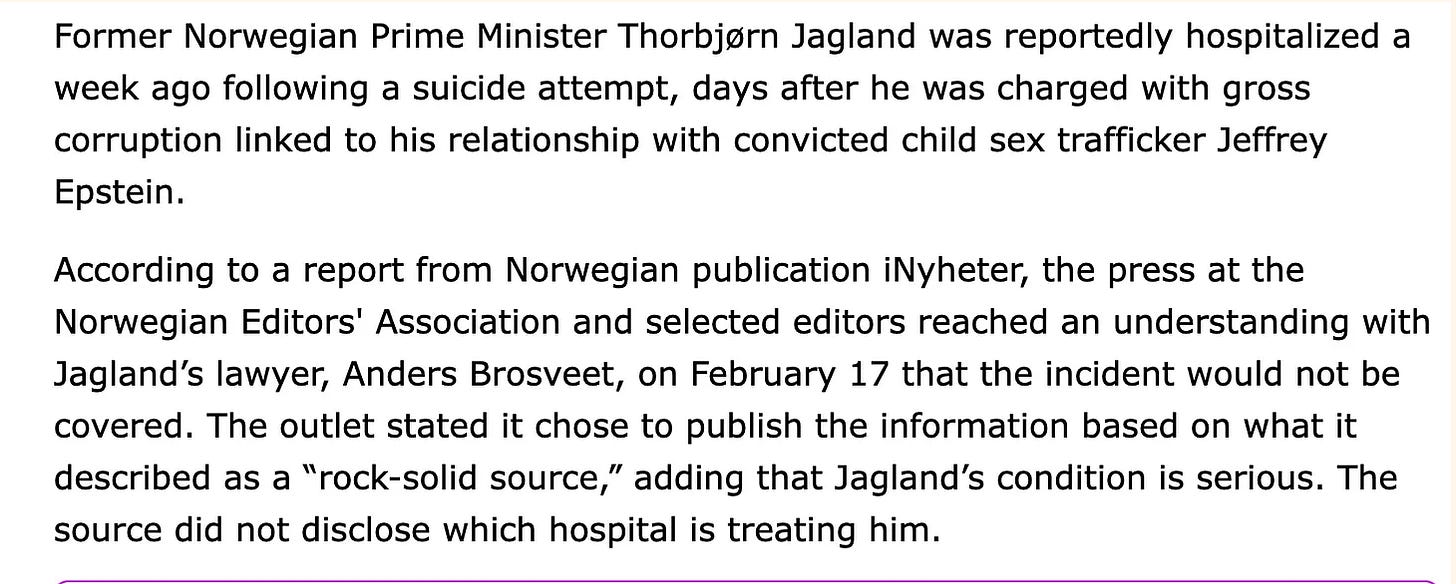 Norwegian Noir: Entire Press Corps In Norway Agreed To Repress News Of ...