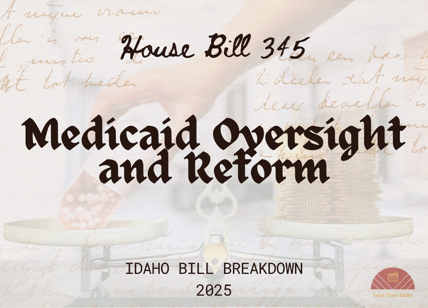 Medicaid Oversight and Reform: 2025 Idaho House Bill 345