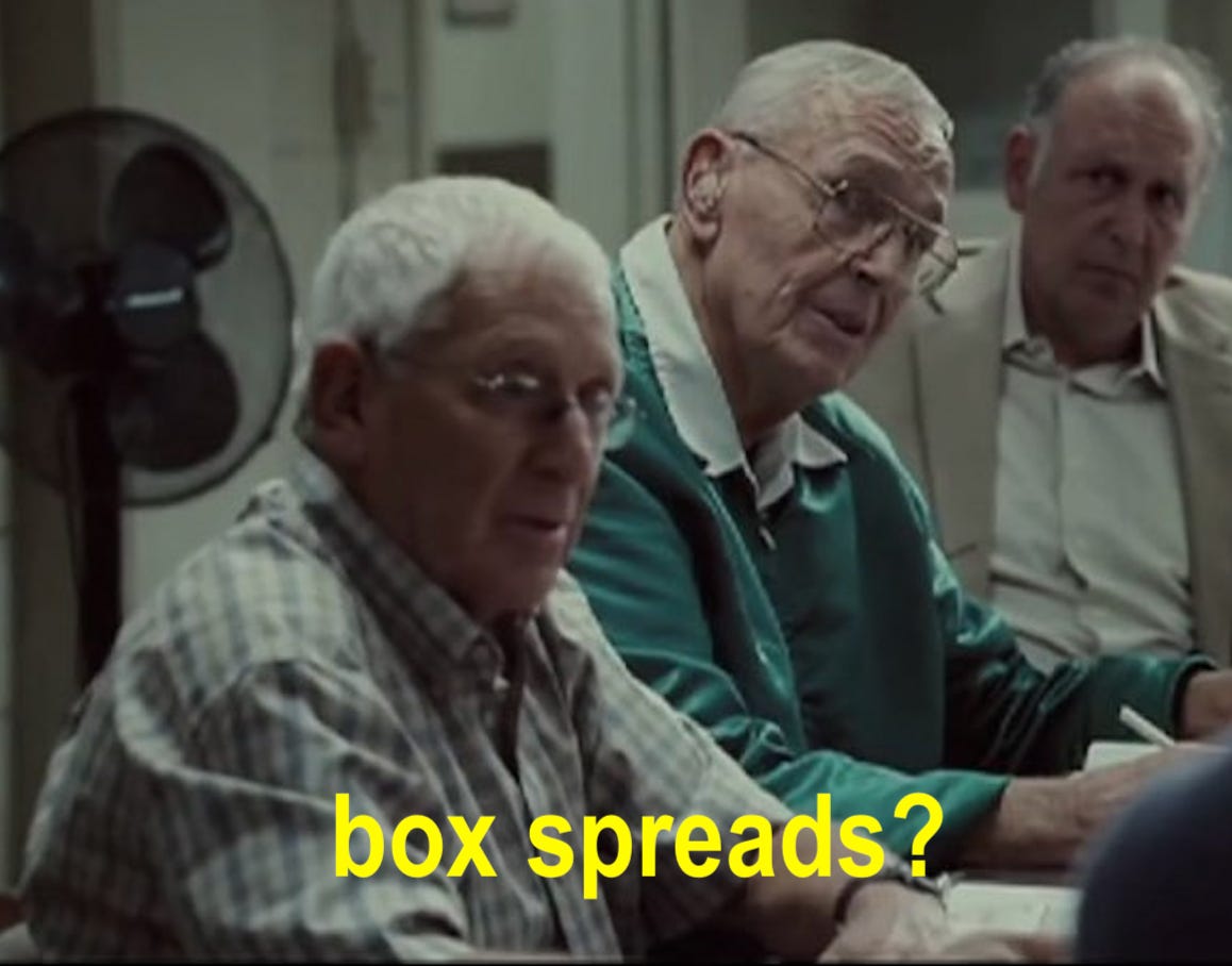 $1 trillion box-spread AUM is up for grabs