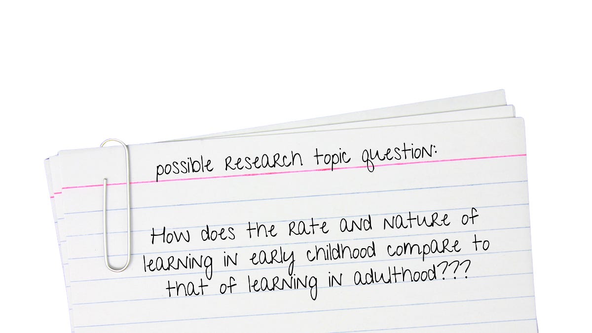 Amateur Research: Start Your Own Intellectual Adventure