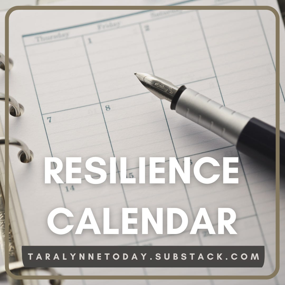 Resilience calendar month 2: Water storage and filtration