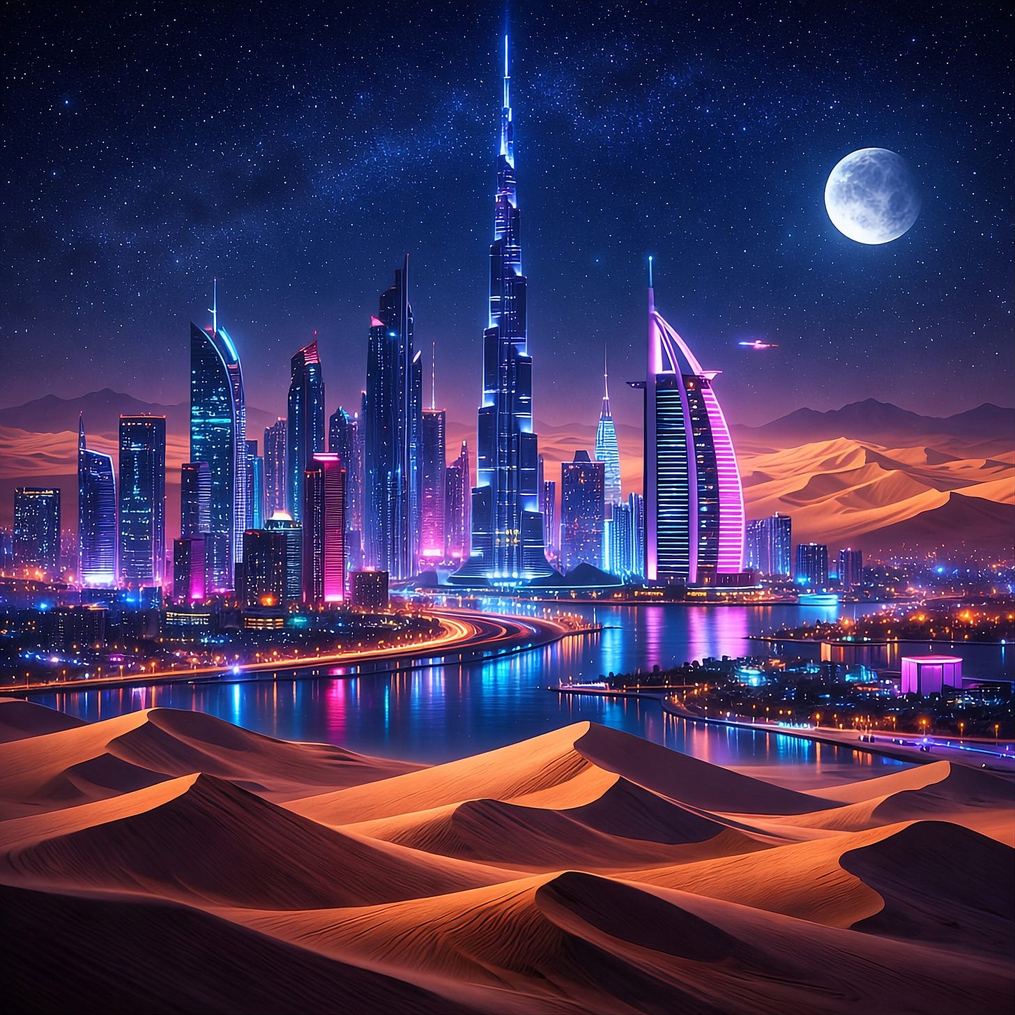 Electric Dunes - by JJ Janeš - JJ's Scribblings