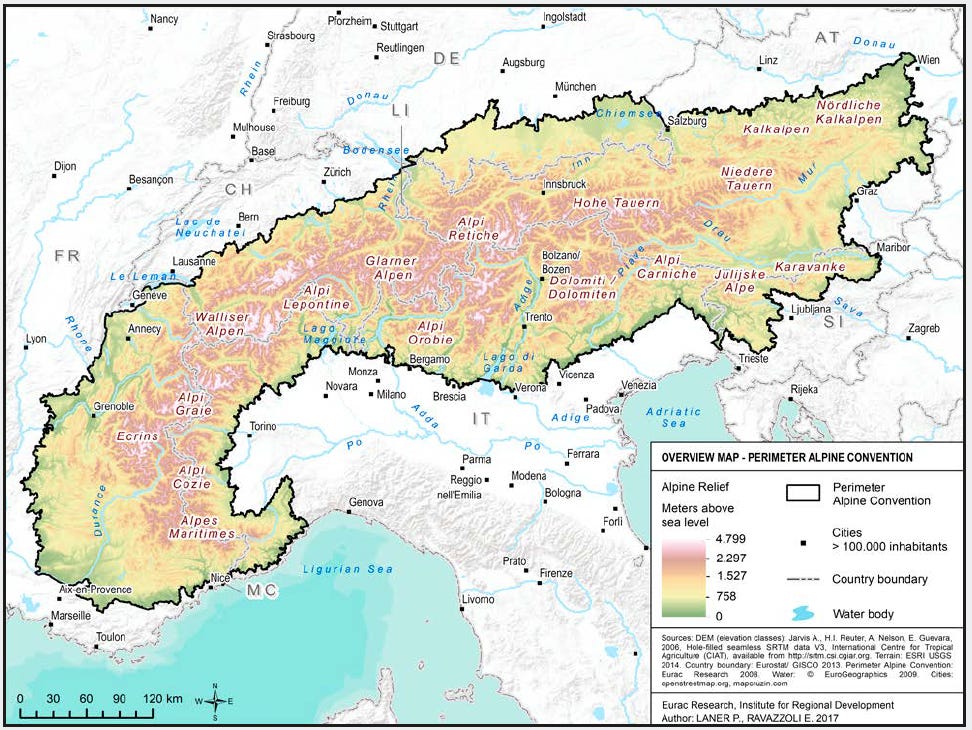 All the plants in the Alps - by Anne Thomas