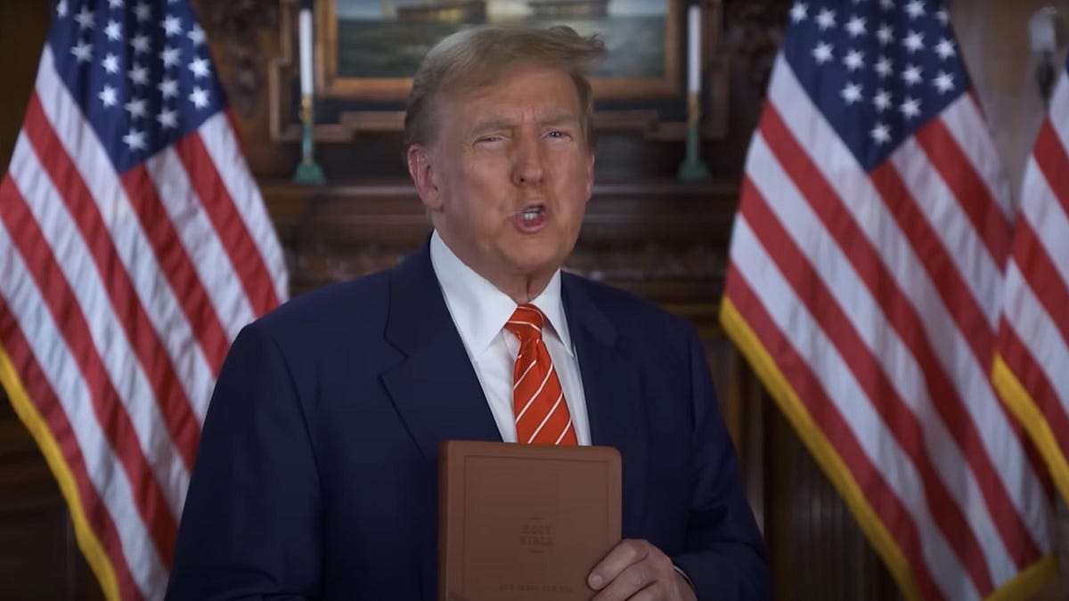 The Good Liars tried selling Trump bibles and got no takers