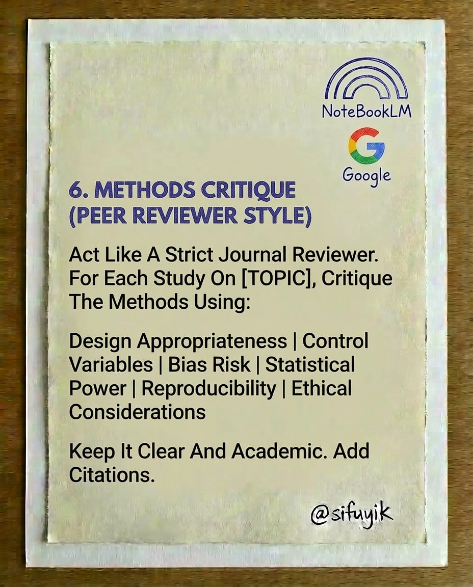 12 NotebookLM Prompts for Literature Review (2026 Research Guide)