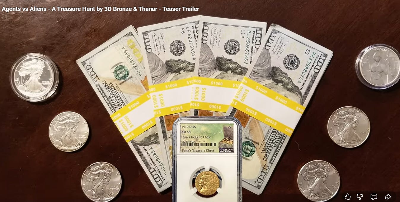 NEW TREASURE HUNTS! Justin Posey Interview, Cash Bounty $5000 from Chad ...