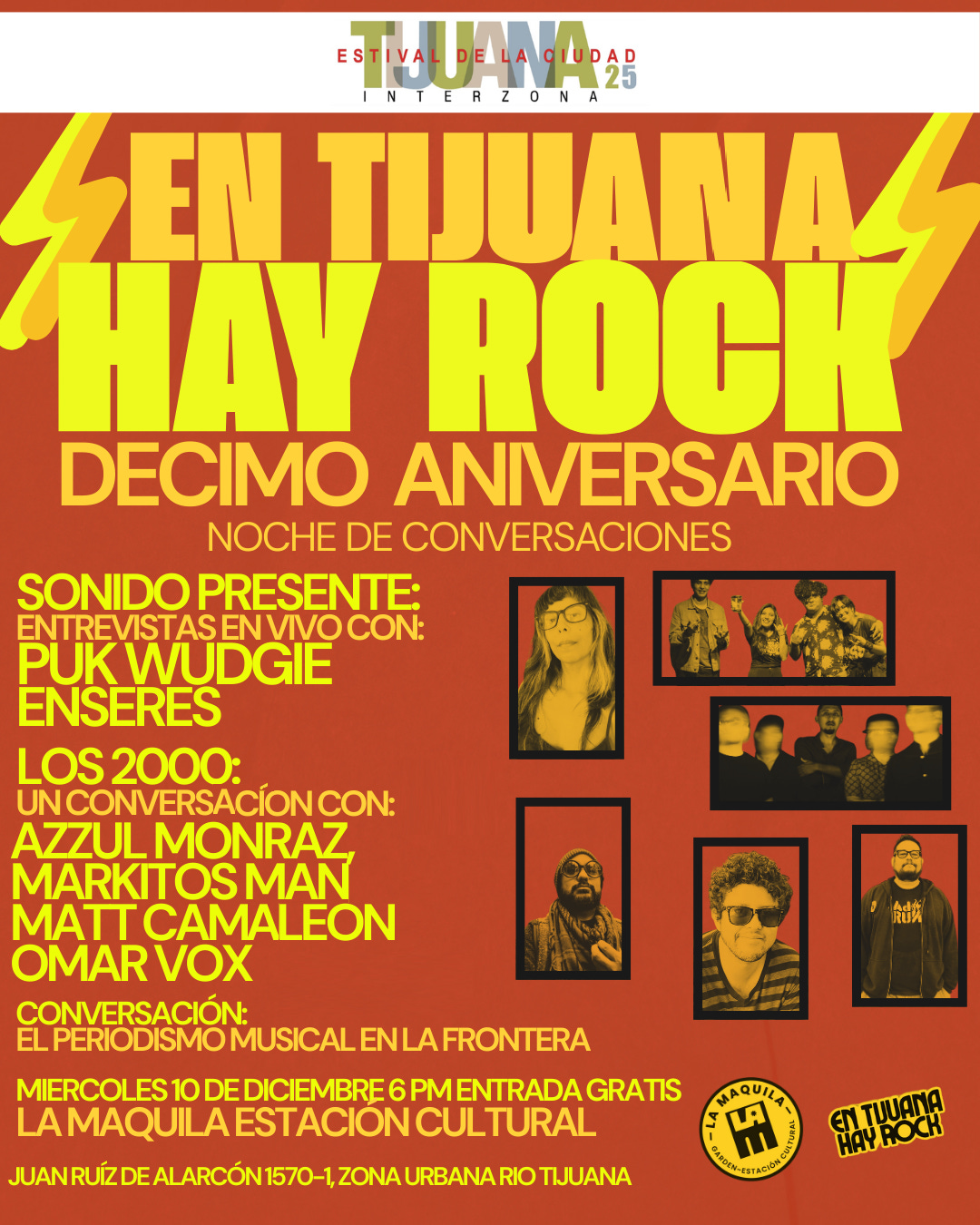 En Tijuana Hay Rock celebra su Décimo Aniversario en el Festival ...