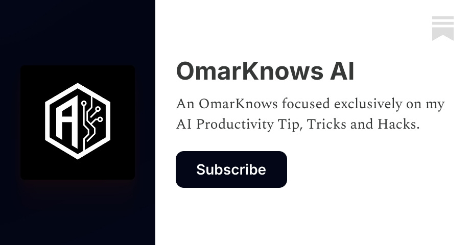 OmarKnows AI | Omar Shahine | Substack