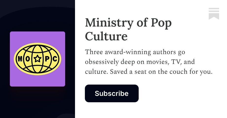 Ministry of Pop Culture | Substack