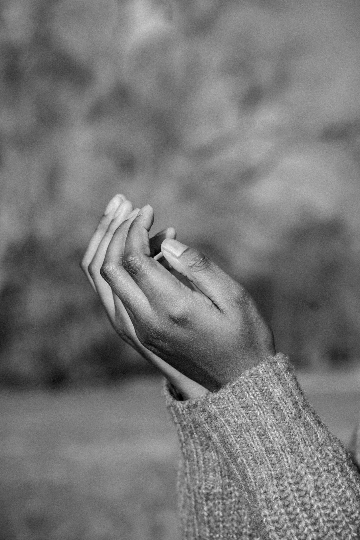 outstretched hand scripture