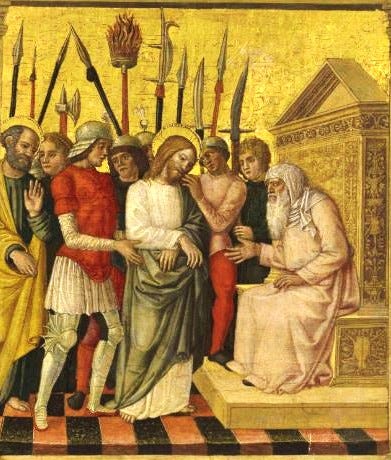 Meditations for Holy Week - Tuesday: Jesus is led before the Tribunal ...