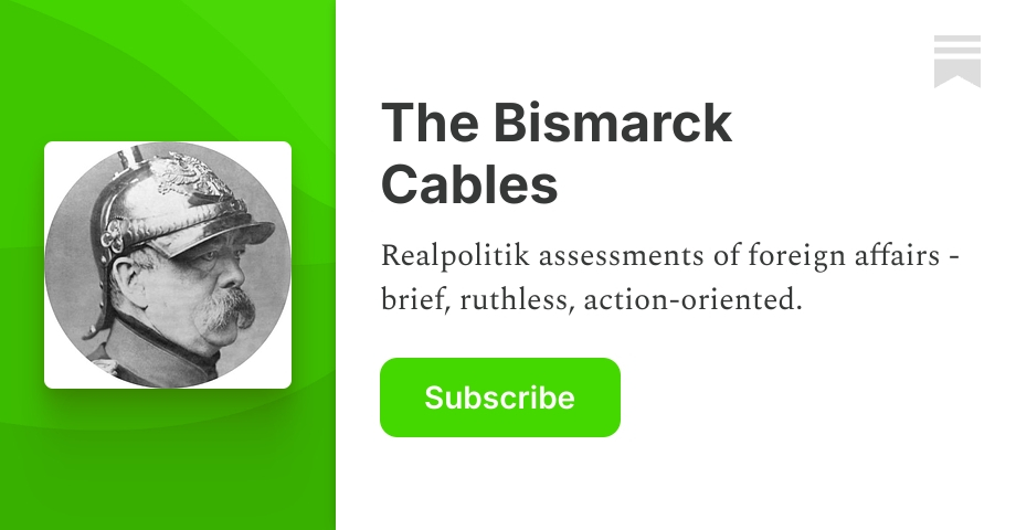 The Bismarck Cables | Substack